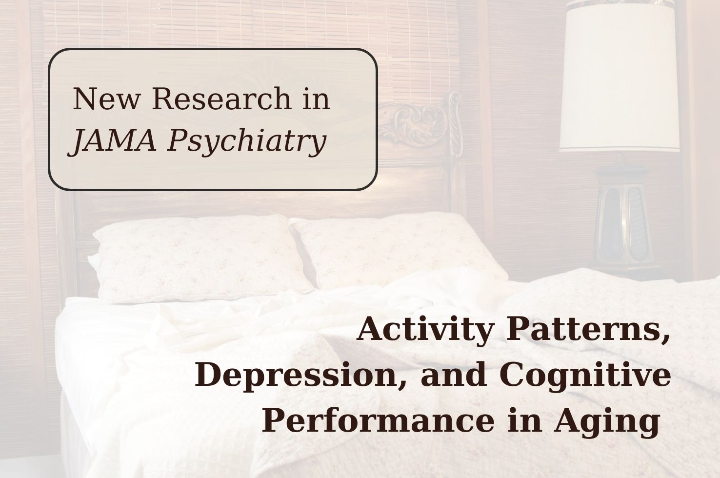 The Association of 24-Hour Activity Pattern Phenotypes With Depression Symptoms and Cognitive ...
